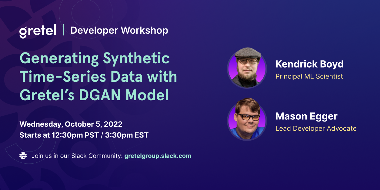 Workshop: Generating Synthetic Time-Series Data